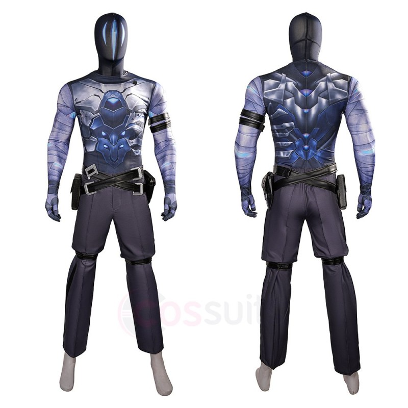 Omen Cosplay Costume VALORANT HQ Printed Cosplay Suit - CosSuits