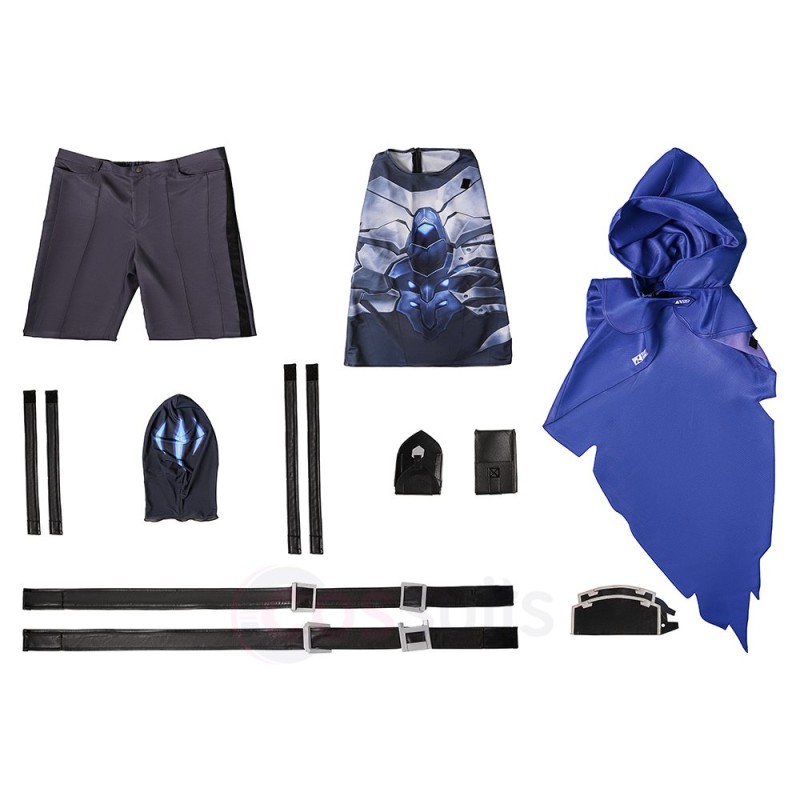 Omen Cosplay Costume VALORANT HQ Printed Cosplay Suit - CosSuits