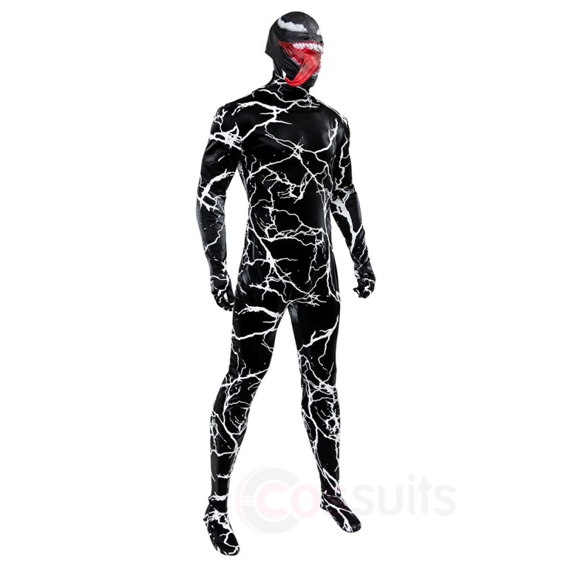 Venom Cosplay Costume The Last Dance Marvel Supervillain Jumpsuit with ...