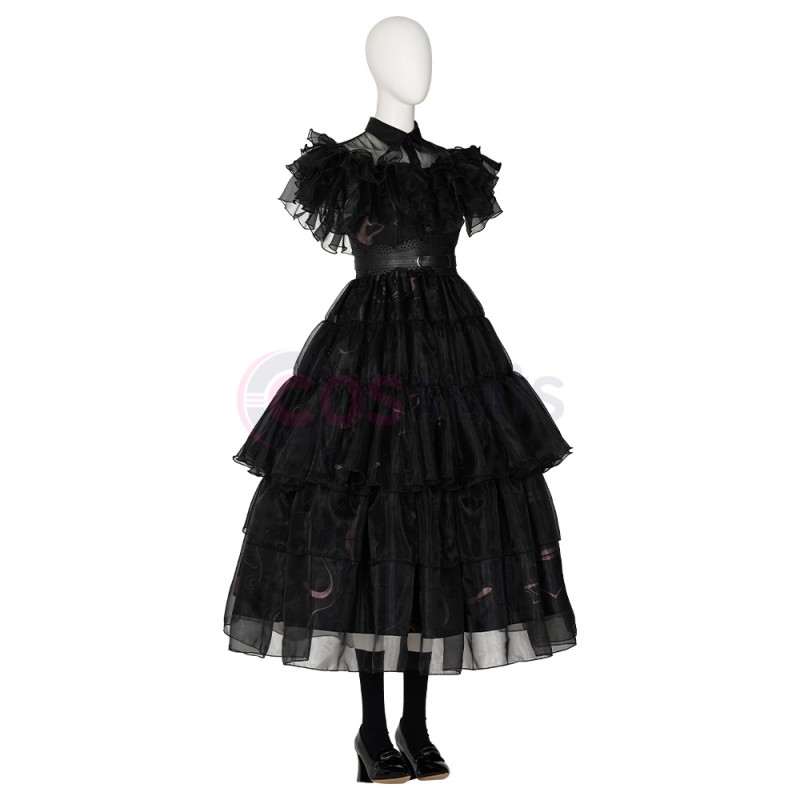 The Addams Family Cosplay Costumes Wednesday Addams Cosplay Suits ...