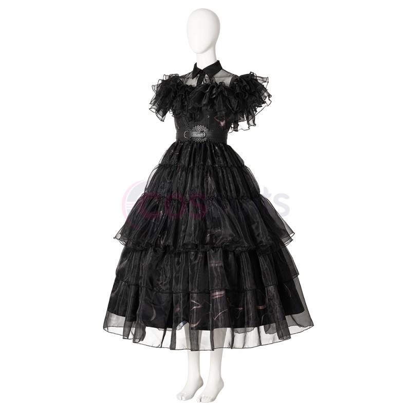 The Addams Family Cosplay Costumes Wednesday Addams Cosplay Suits ...