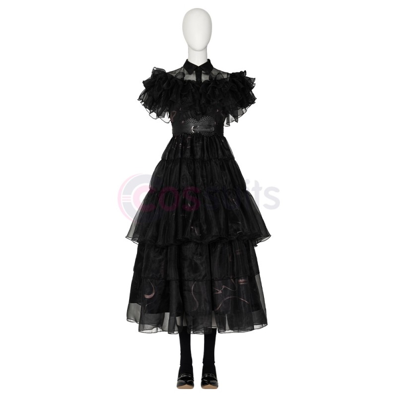 The Addams Family Cosplay Costumes Wednesday Addams Cosplay Suits ...