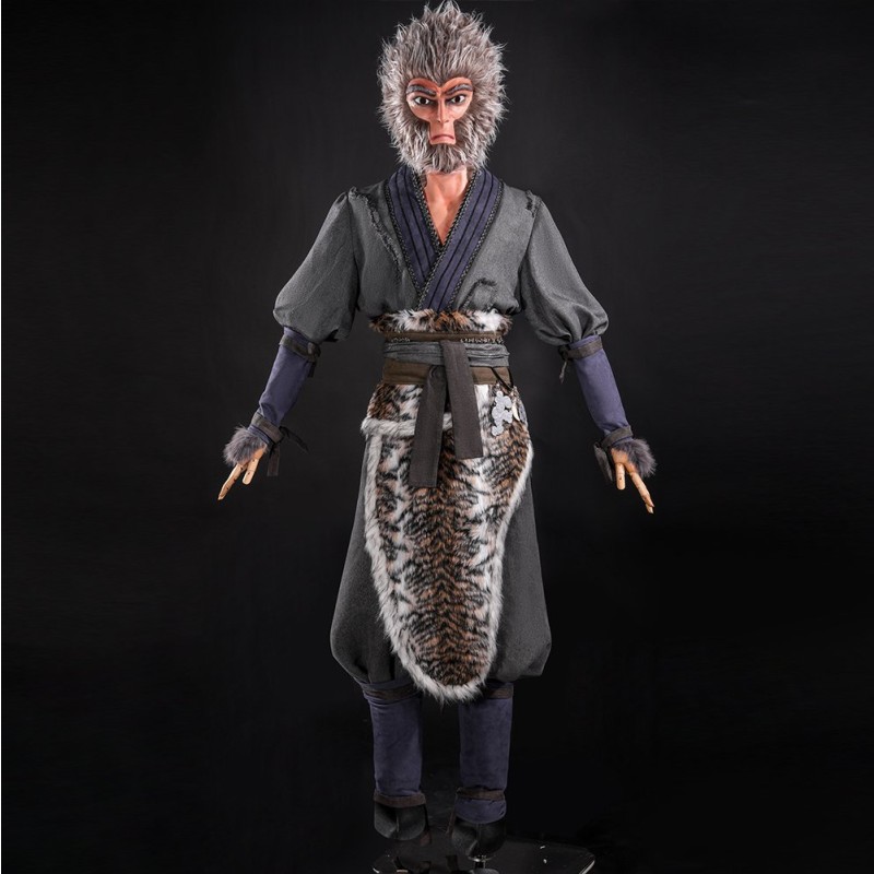 Black Myth: Wukong Cosplay Costumes Wukong Tiger Skin Suit - CosSuits