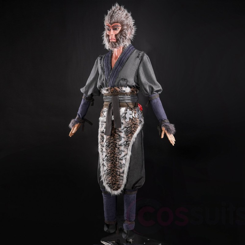 Black Myth: Wukong Cosplay Costumes Wukong Tiger Skin Suit - CosSuits