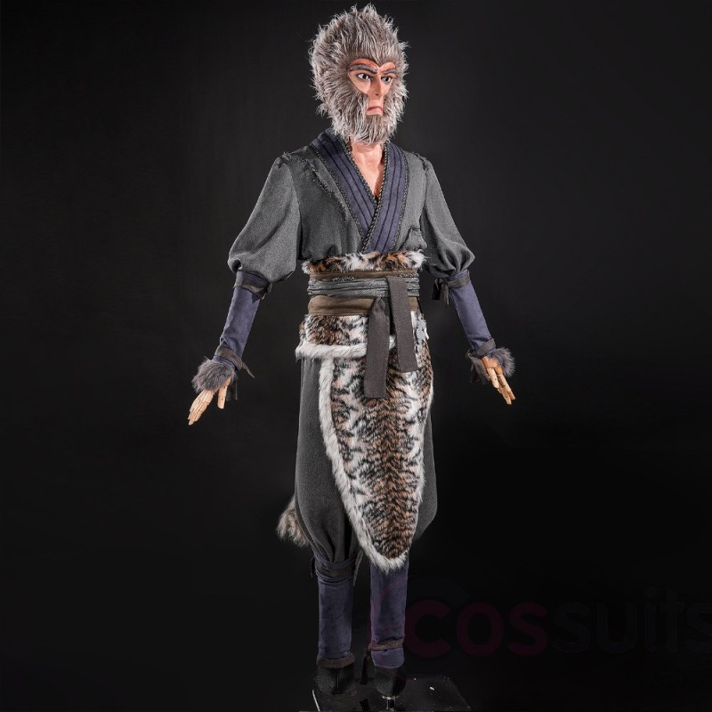 Black Myth: Wukong Cosplay Costumes Wukong Tiger Skin Suit - CosSuits