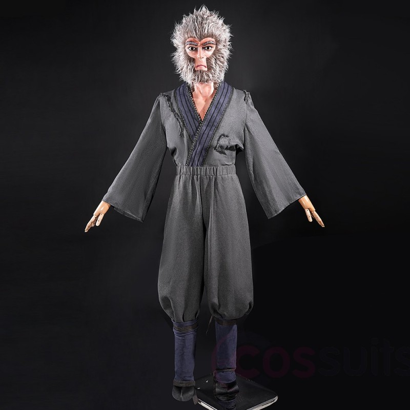 Black Myth: Wukong Cosplay Costumes Wukong Tiger Skin Suit - CosSuits