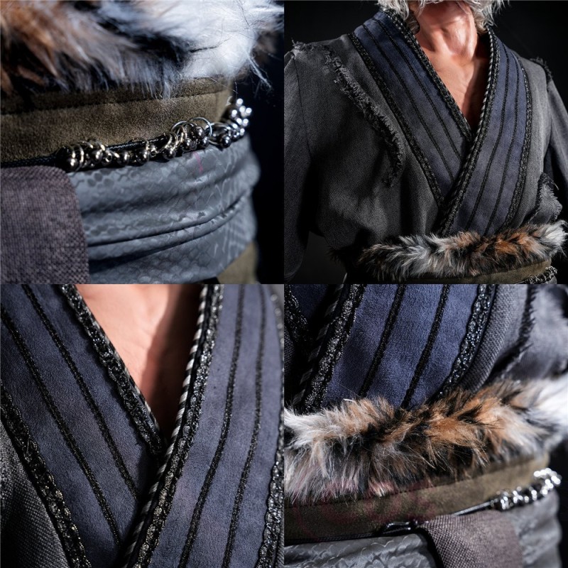 Black Myth: Wukong Cosplay Costumes Wukong Tiger Skin Suit - CosSuits