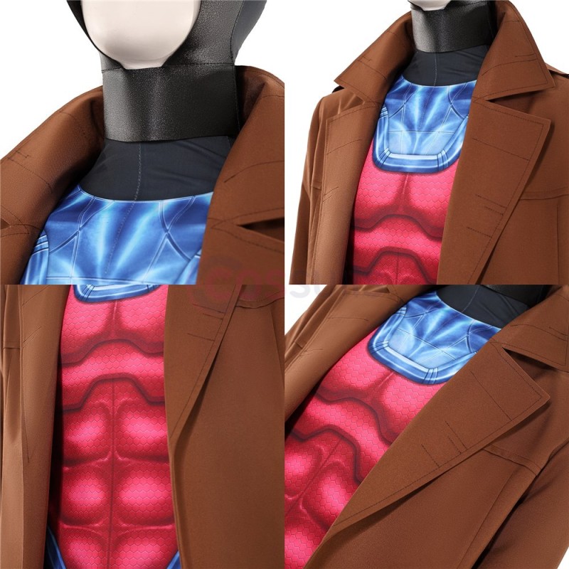 X-Men 97 Remy LeBeau Cosplay Costume Gambit Cosplay Suit For Halloween ...