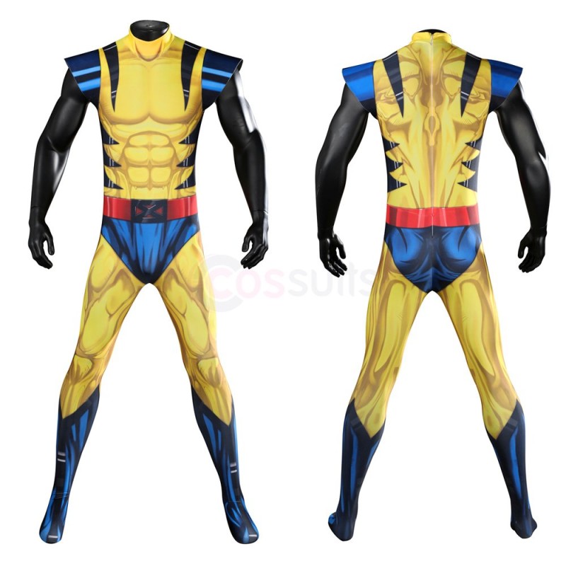 X-Men 97 Wolverine James Howlett Cosplay Costumes Jumpsuit - CosSuits
