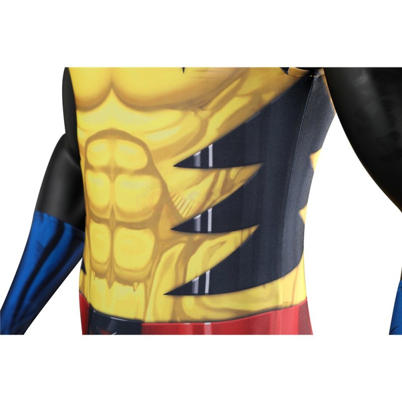 X-Men 97 Wolverine James Howlett Cosplay Costumes Jumpsuit - CosSuits