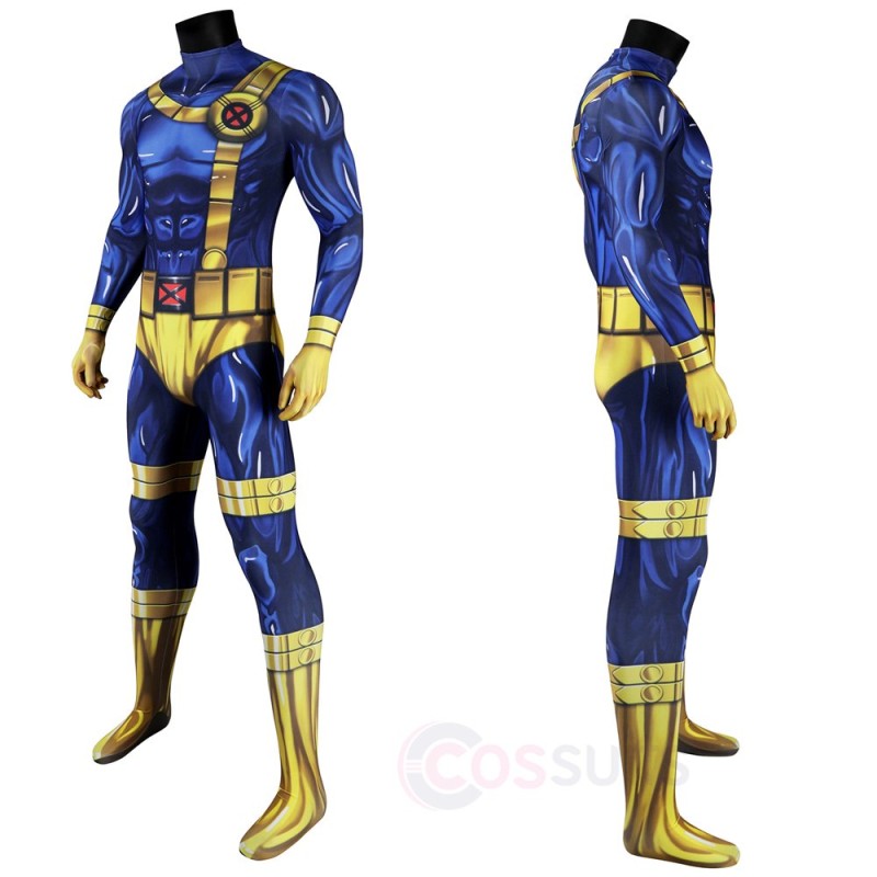 Cyclops Cosplay Costumes Scott Summers Cosplay Jumpsuit - CosSuits