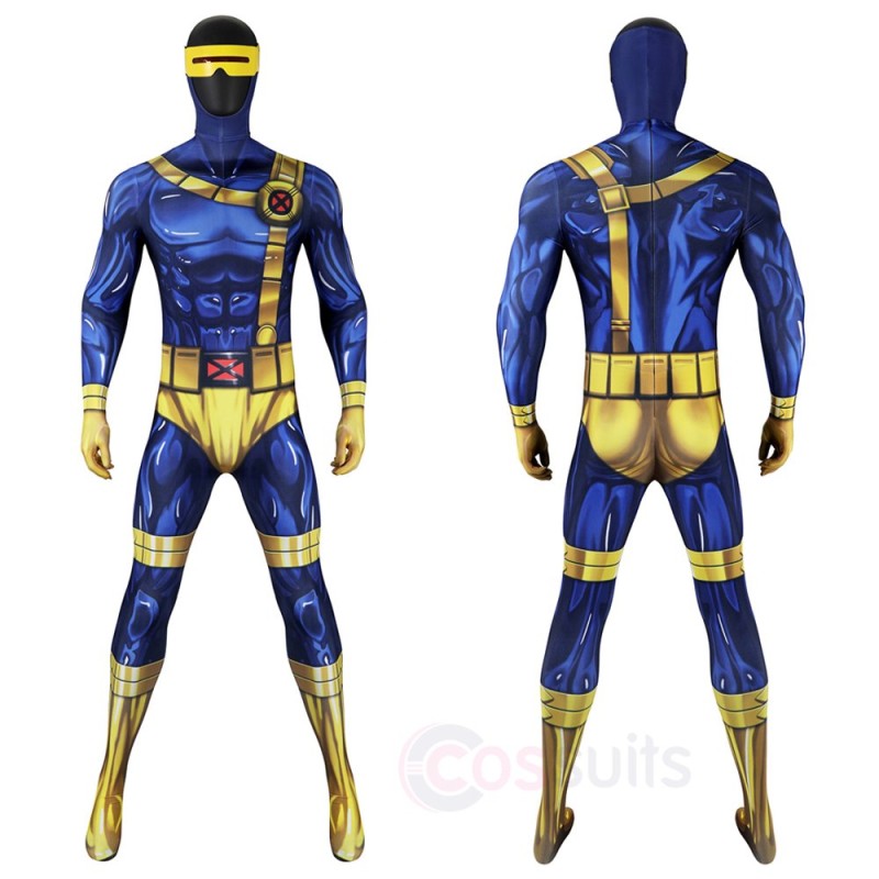 Cyclops Cosplay Costumes Scott Summers Cosplay Jumpsuit - CosSuits