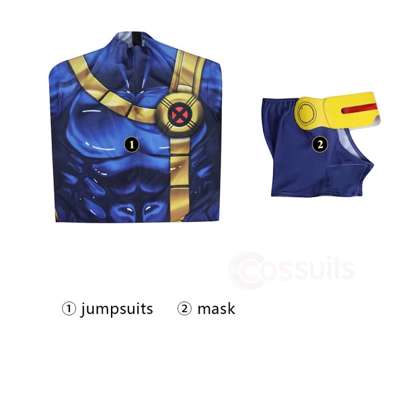 Cyclops Cosplay Costumes Scott Summers Cosplay Jumpsuit - CosSuits