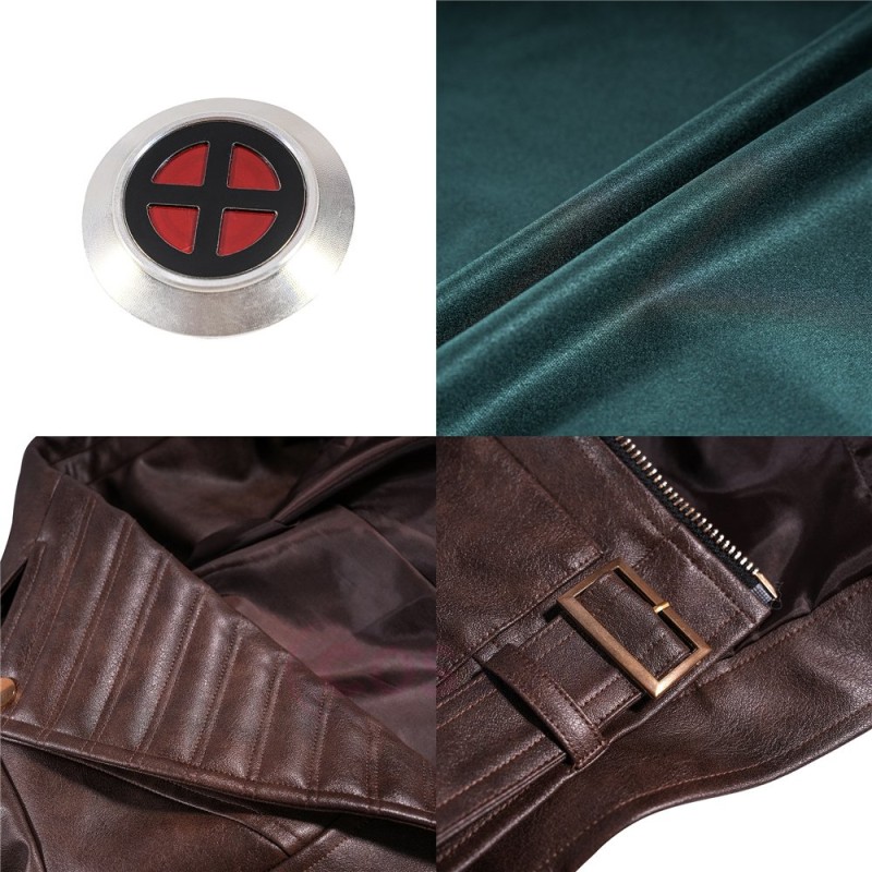 Rogue Cosplay Costume X-Men Printed Suit Halloween Gift - CosSuits
