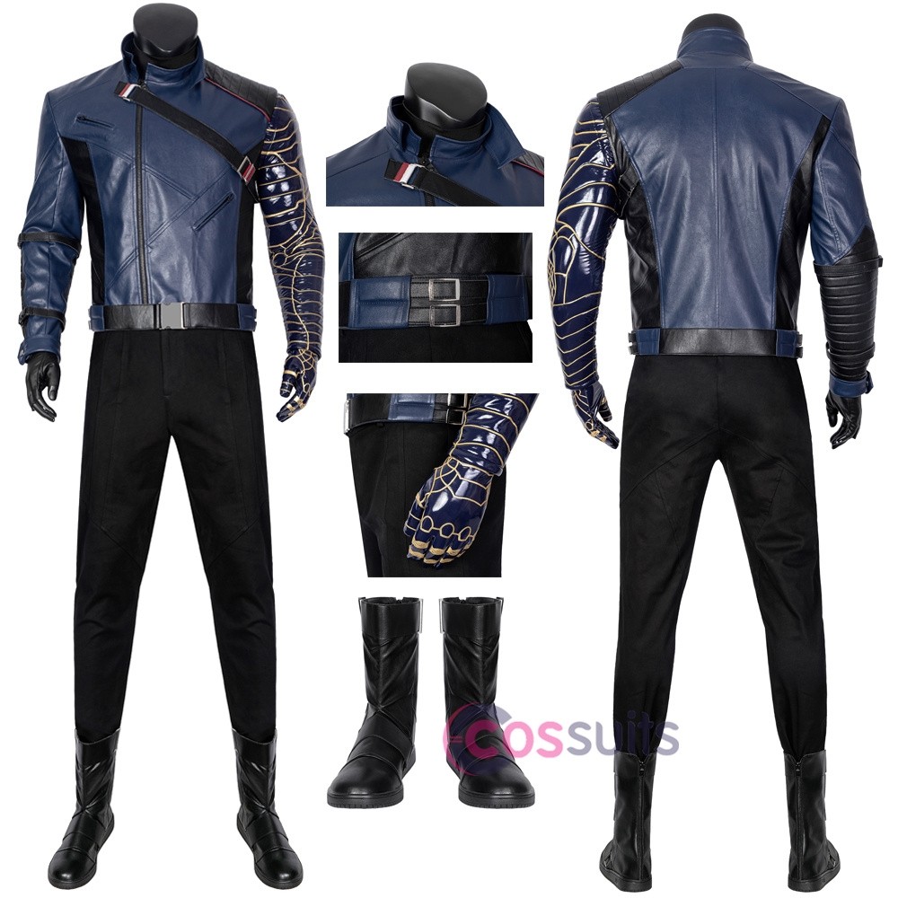 2021 New Bucky Barnes Costume The Falcon and the Winter Soldier Cosplay ...
