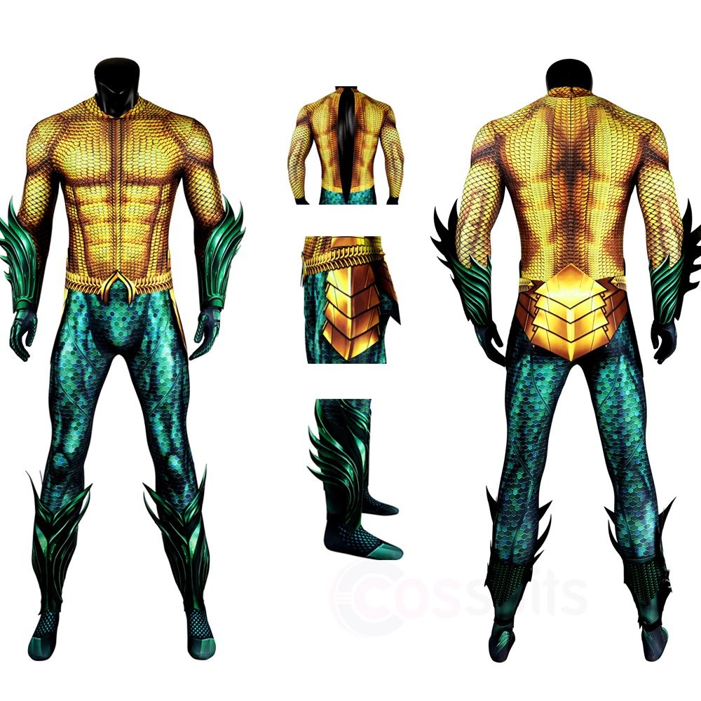 Arthur Curry Cosplay Costumes The Sea King 2 Kingdom Cosplay Suit ...