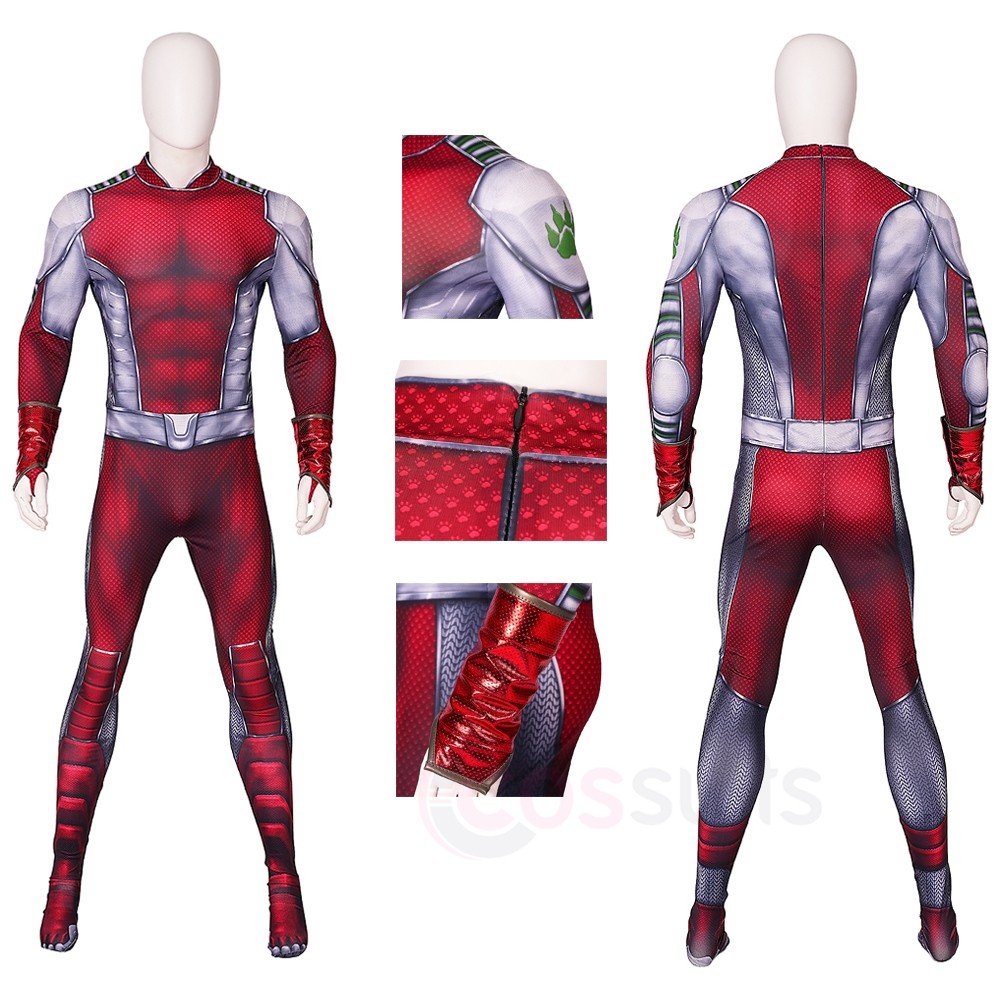 Beast Boy Cosplay Costumes Garfield Mark Logan Cosplay Jumpsuit - CosSuits