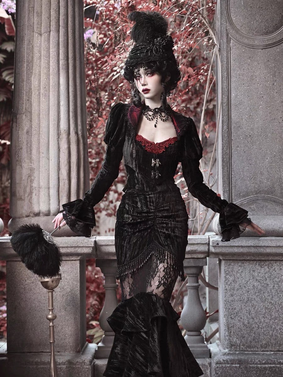 Witchcraft Gothic Knit Cardigan - CosSuits