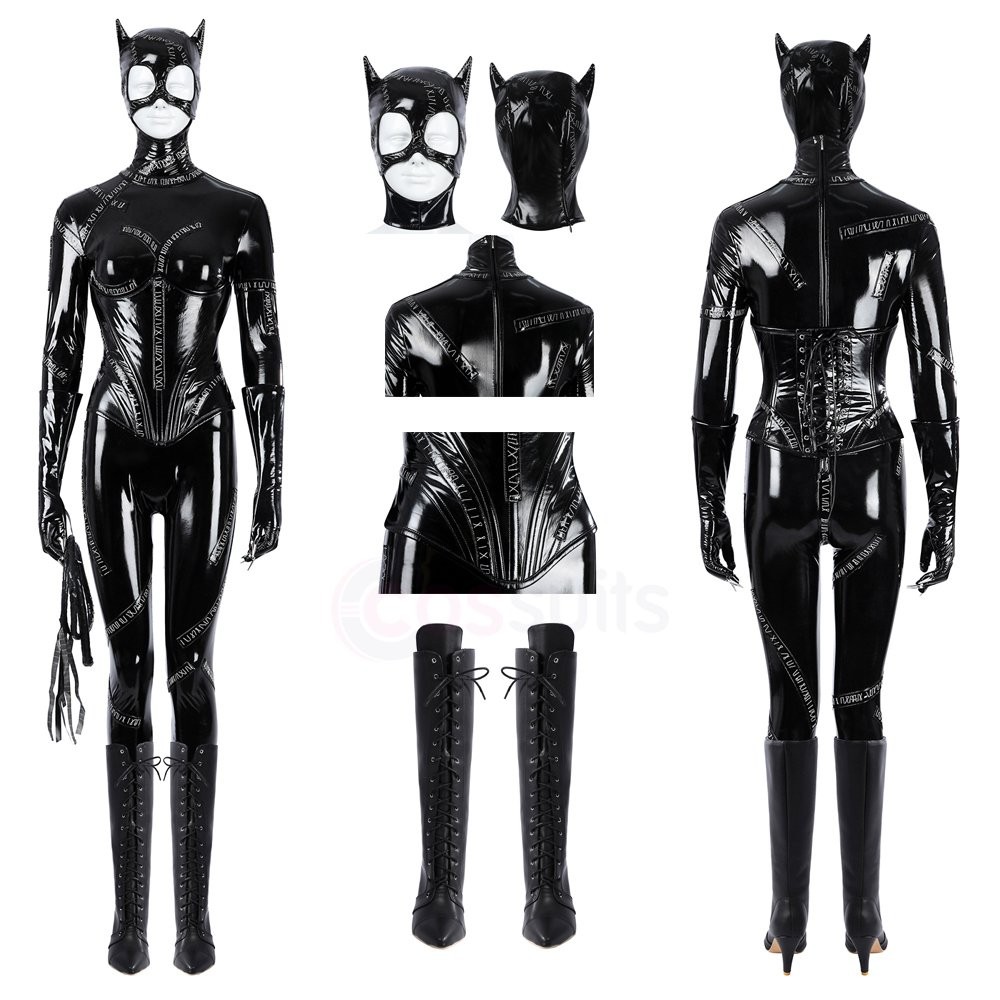 Dark Returns Selina Kyle Cosplay Costume Dark Jumpsuit - CosSuits