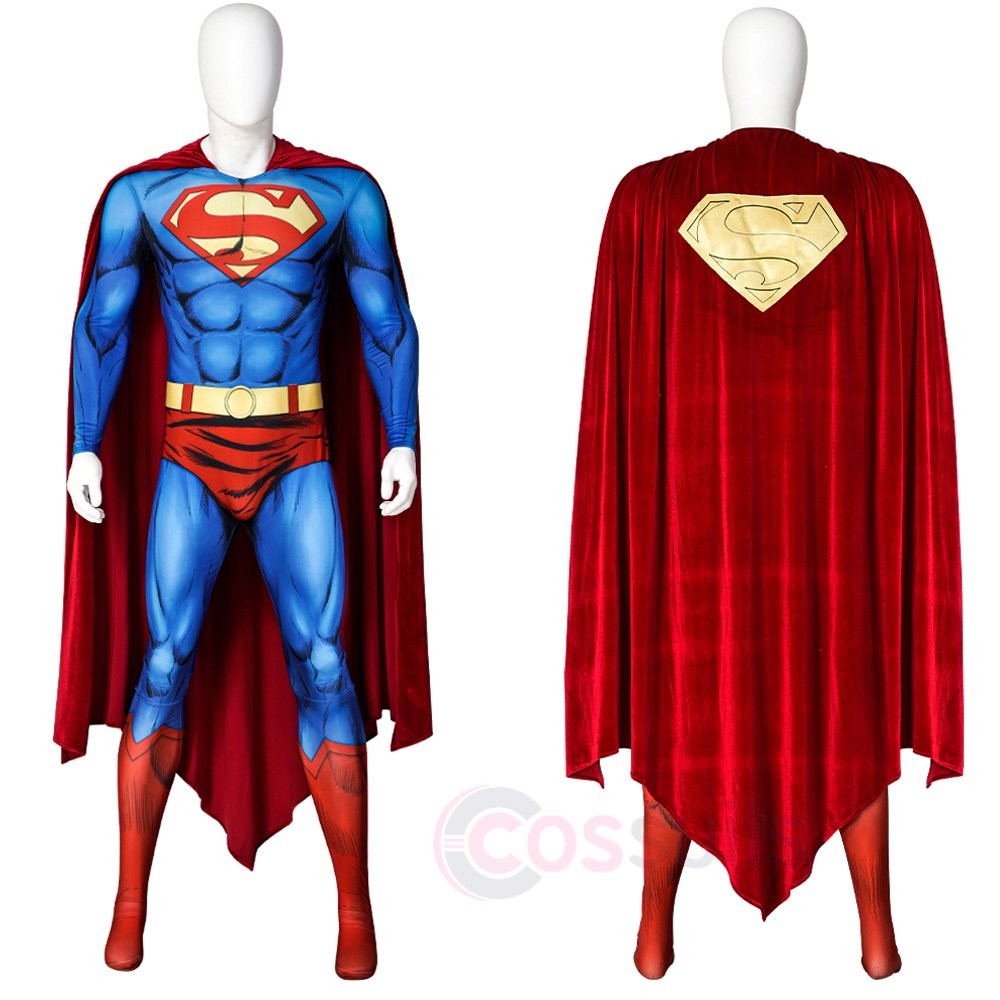 Clark Kent Cosplay Costumes Manga Edition Jumpsuits - CosSuits