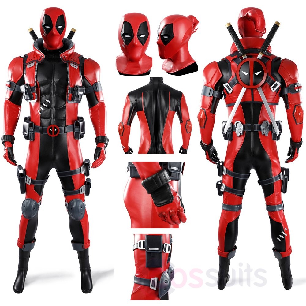 Marvel Rivals Deadpool Cosplay Costumes Full Set - CosSuits