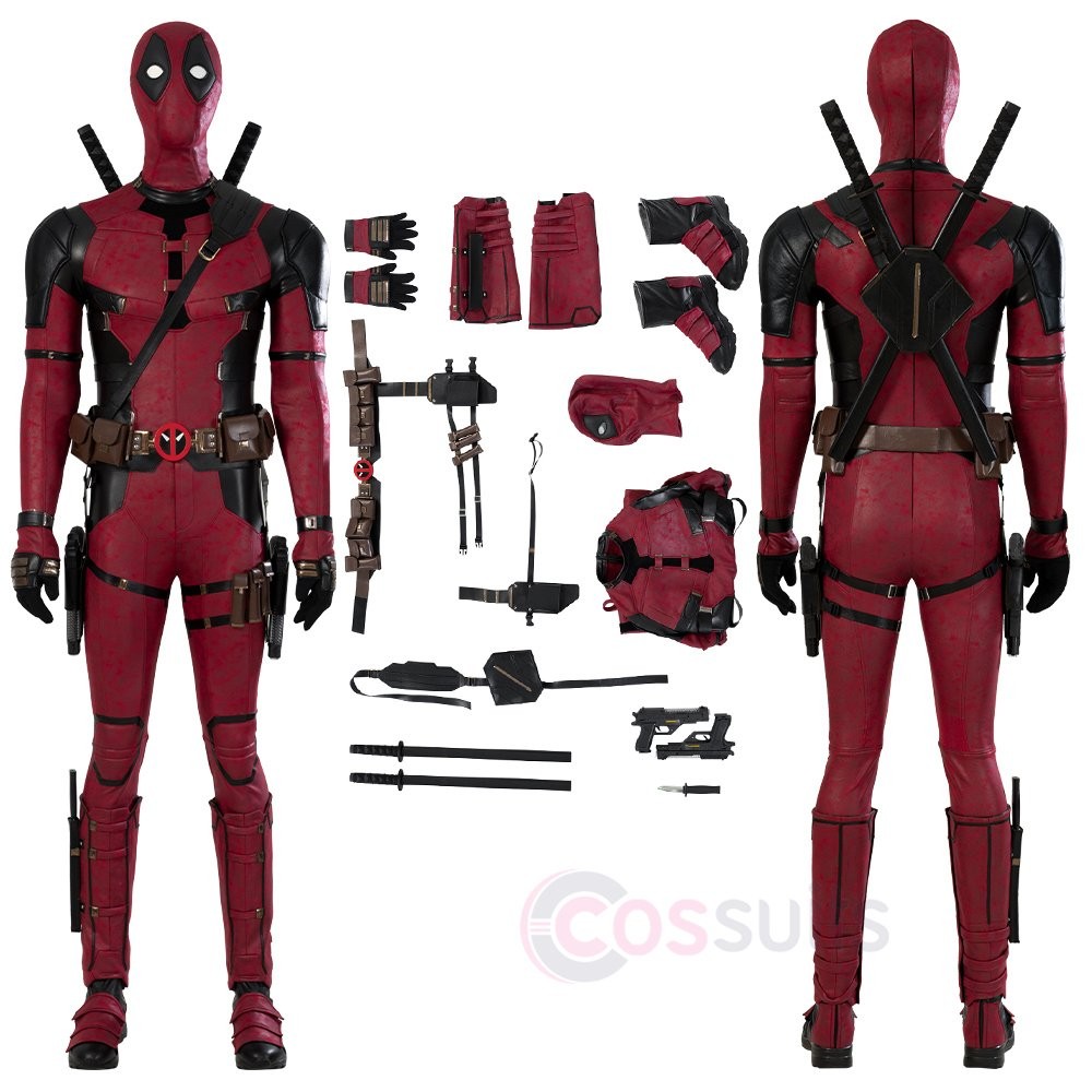 2024 Deadpool 3 Cosplay Costume For Halloween - CosSuits