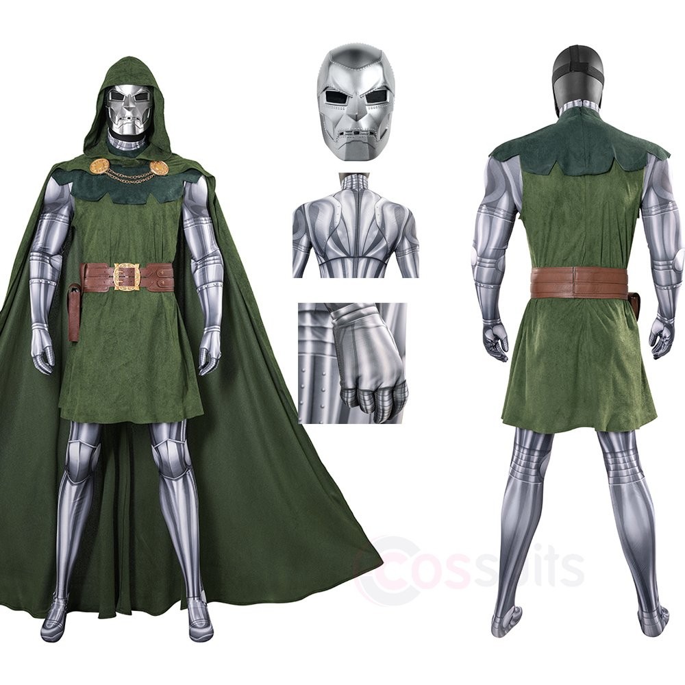 Doctor Doom Cosplay Costumes Victor Von Cosplay Jumpsuit - CosSuits
