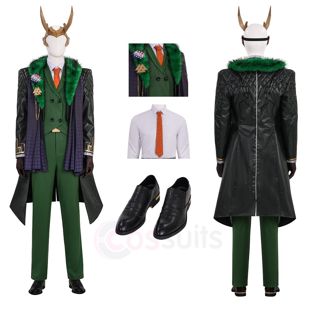Marvel Rivals Loki Presidential Cosplay Costume Charismatic Halloween ...