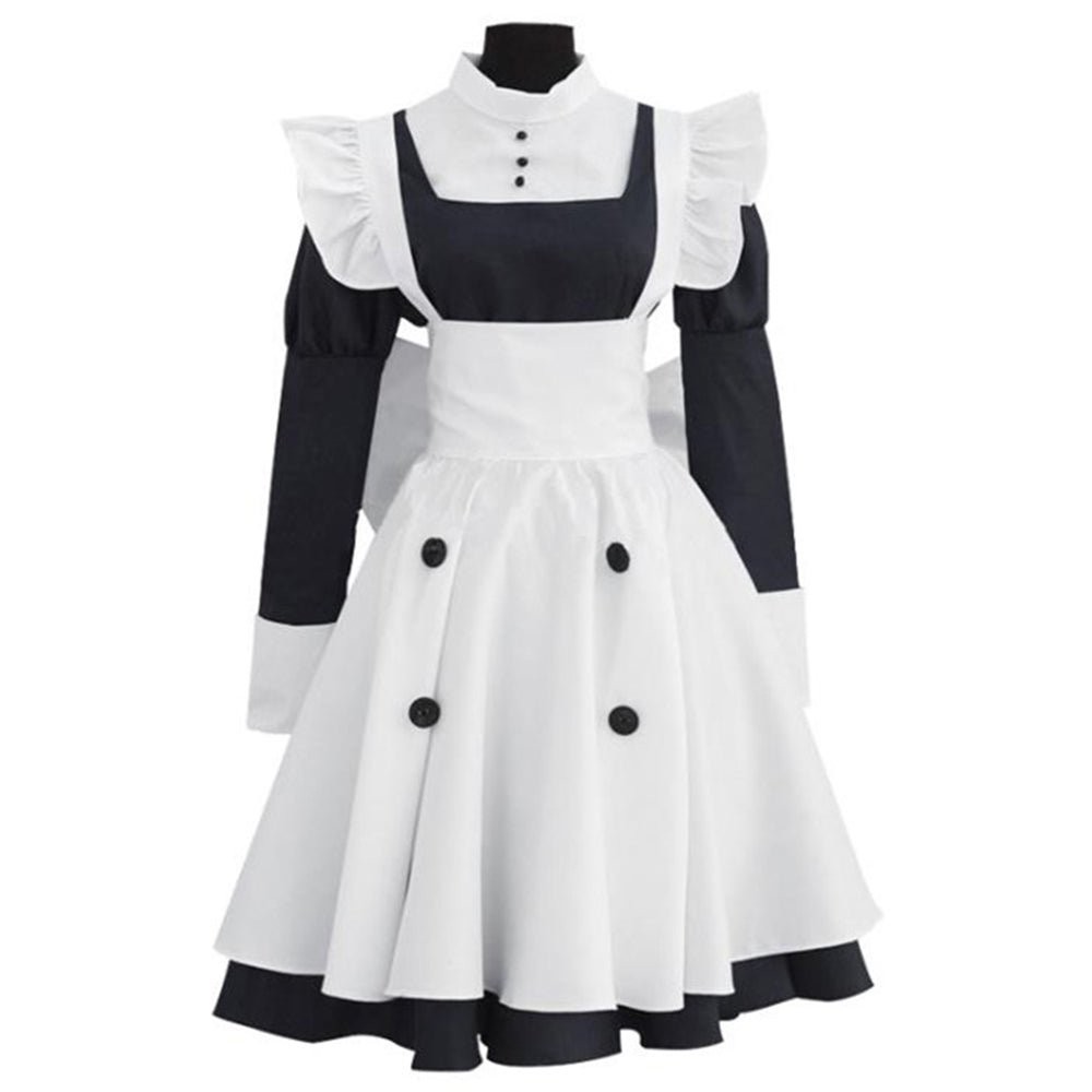 Mey-Rin Maid Dress Cosplay Outfit for Halloween and Carnivals - CosSuits