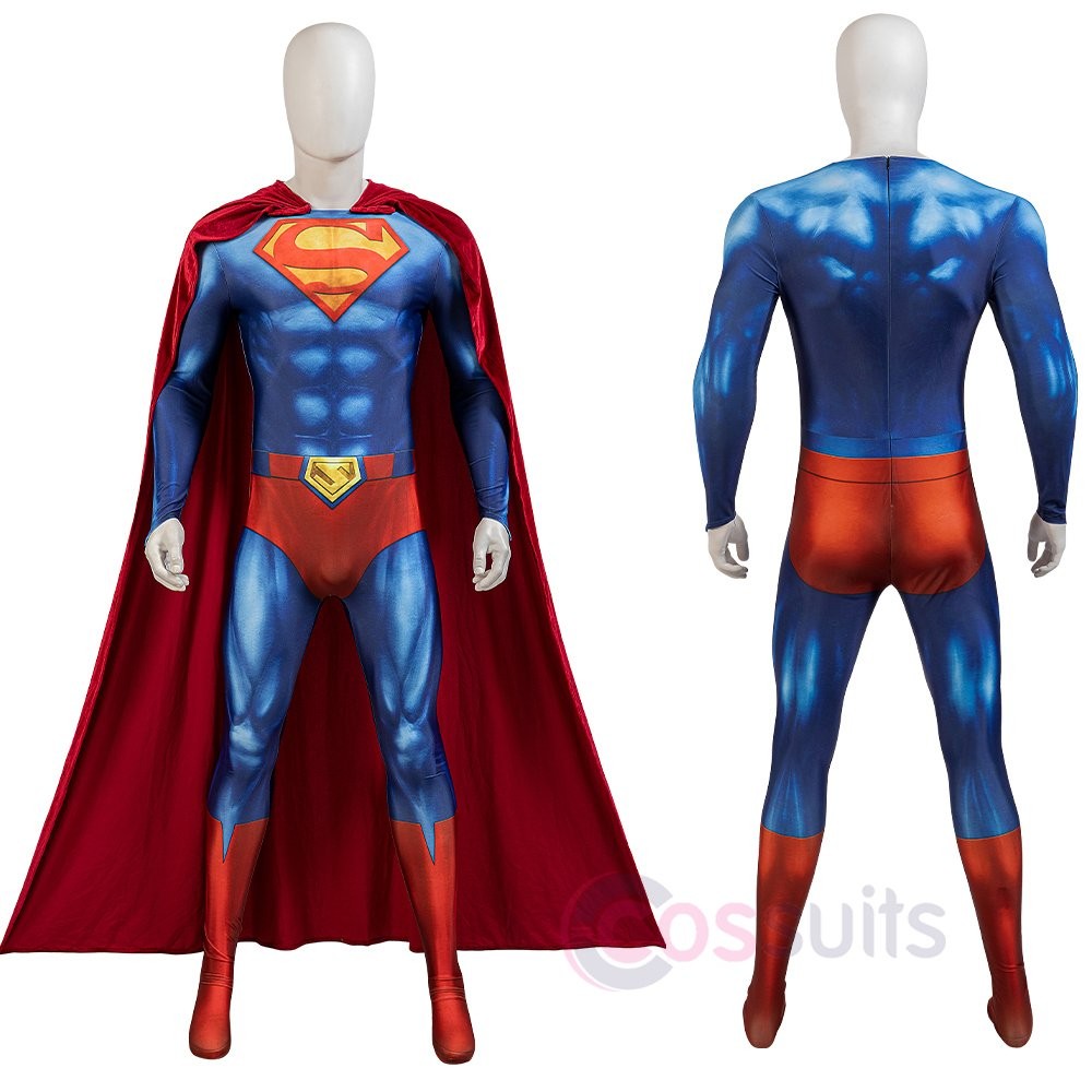 Justice League Clark Kent Cosplay Costumes Warworld Halloween Jumpsuit ...