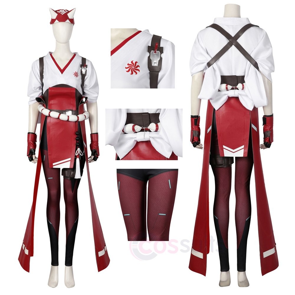 Overwatch 2 Kiriko Cosplay Costumes Ow2 Kiriko Halloween Suits - CosSuits