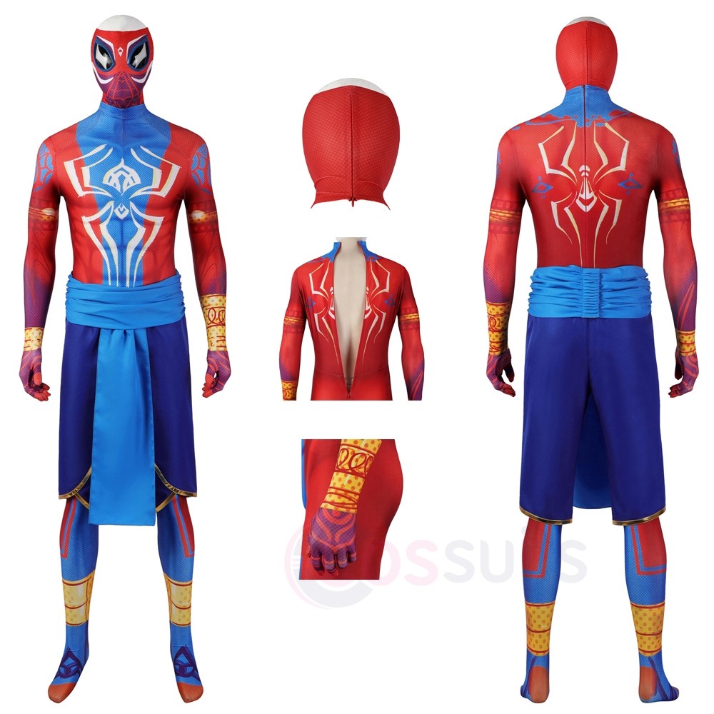 Spider Man India Pavitr Prabhakar Cosplay Costumes - CosSuits