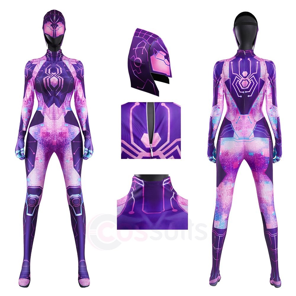 Female Spider-Byte Cosplay Costume Across the Spider-Verse Halloween ...