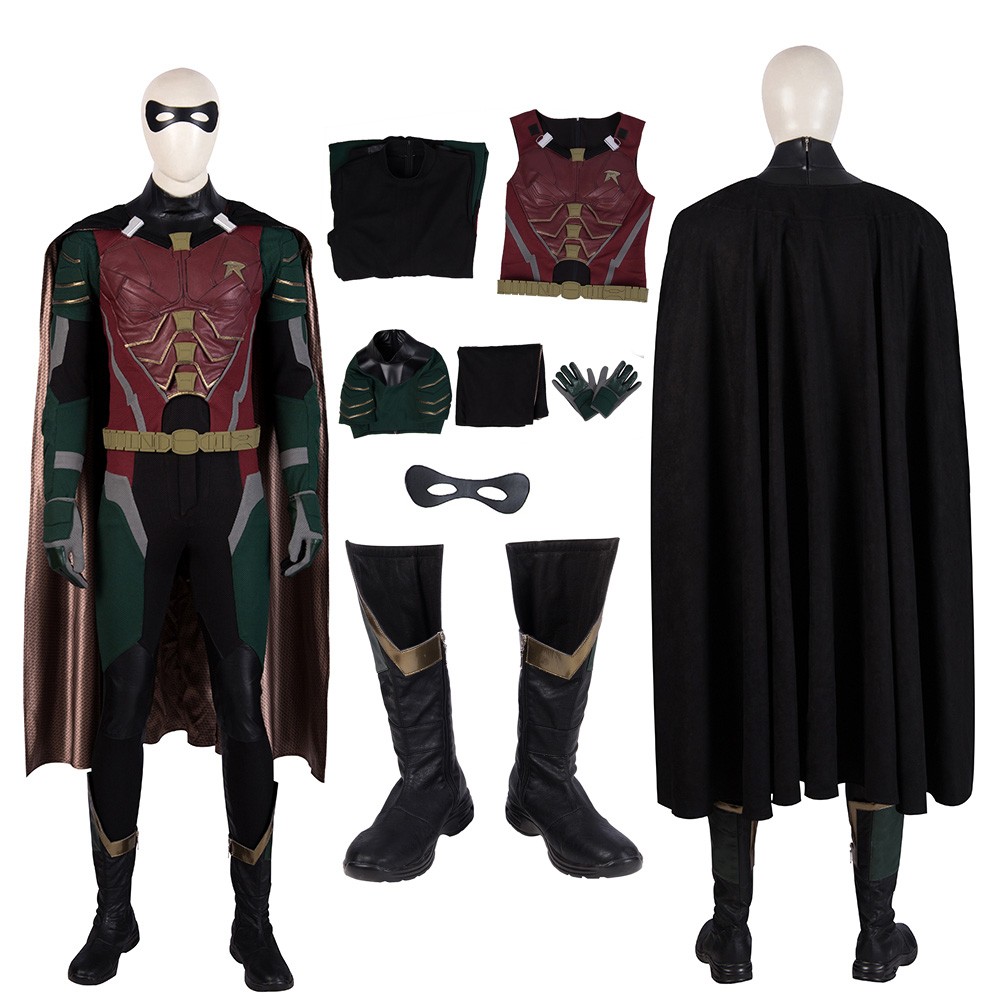 Titans Robin Suit Dick Grayson Cosplay Costume - CosSuits