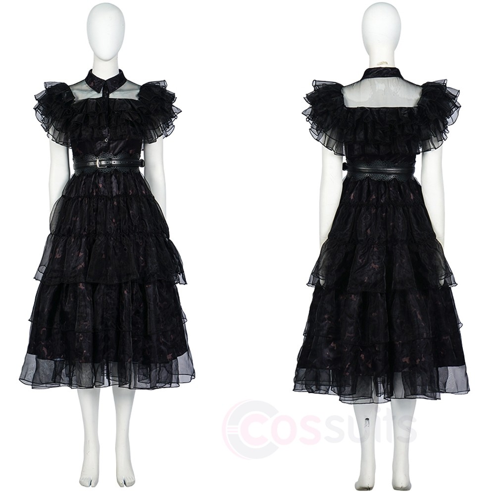 Wednesday Addams Cosplay Costumes The Addams Family Cosplay Suits ...