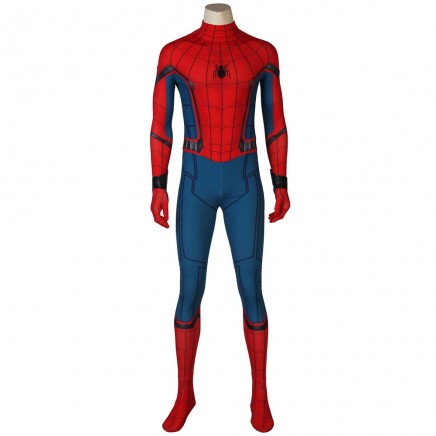 Spiderman Homecoming Spider man Superhero Cosplay Costume, Spiderman ...