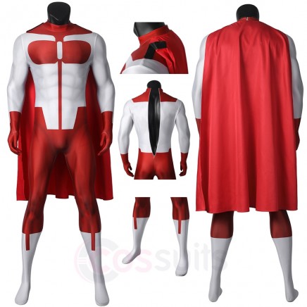 Invincible 3 Cosplay Costumes Mark Grayson Cosplay Jumpsuit - CosSuits
