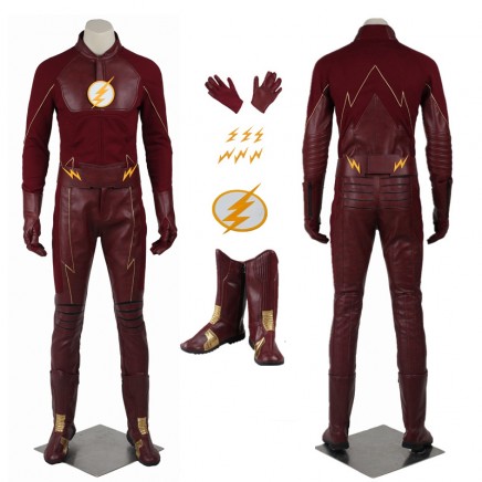 Halloween FP Barry Allen Red Cosplay Costume - CosSuits