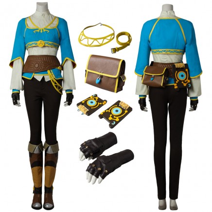 Zelda Breath of the Wild 2 Link Cosplay Costumes Link Suit - CosSuits
