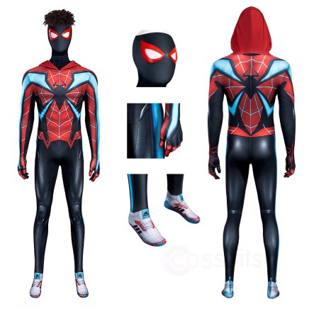 Spider-Man Across the Spider-Verse Miles Morales Cosplay Costumes For ...