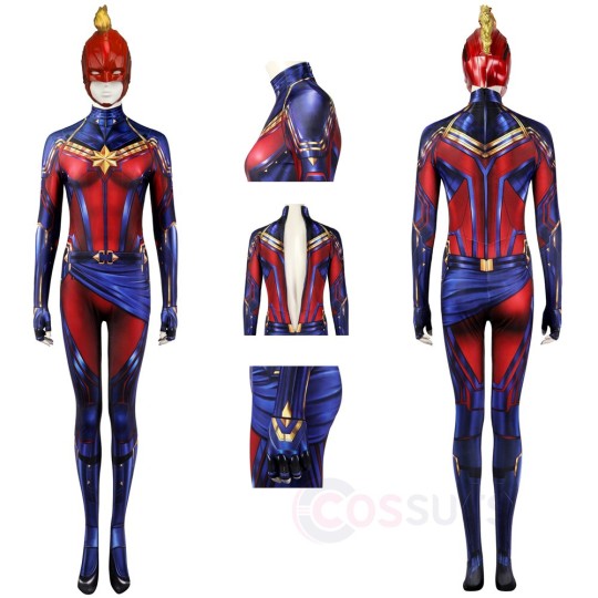 Captain Marvel Costumes, Buy Captain Marvel Cosplay Suits - CosSuits