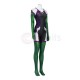 She-Hulk Cosplay Costume Female Hulk Halloween Jumpsuit - CosSuits